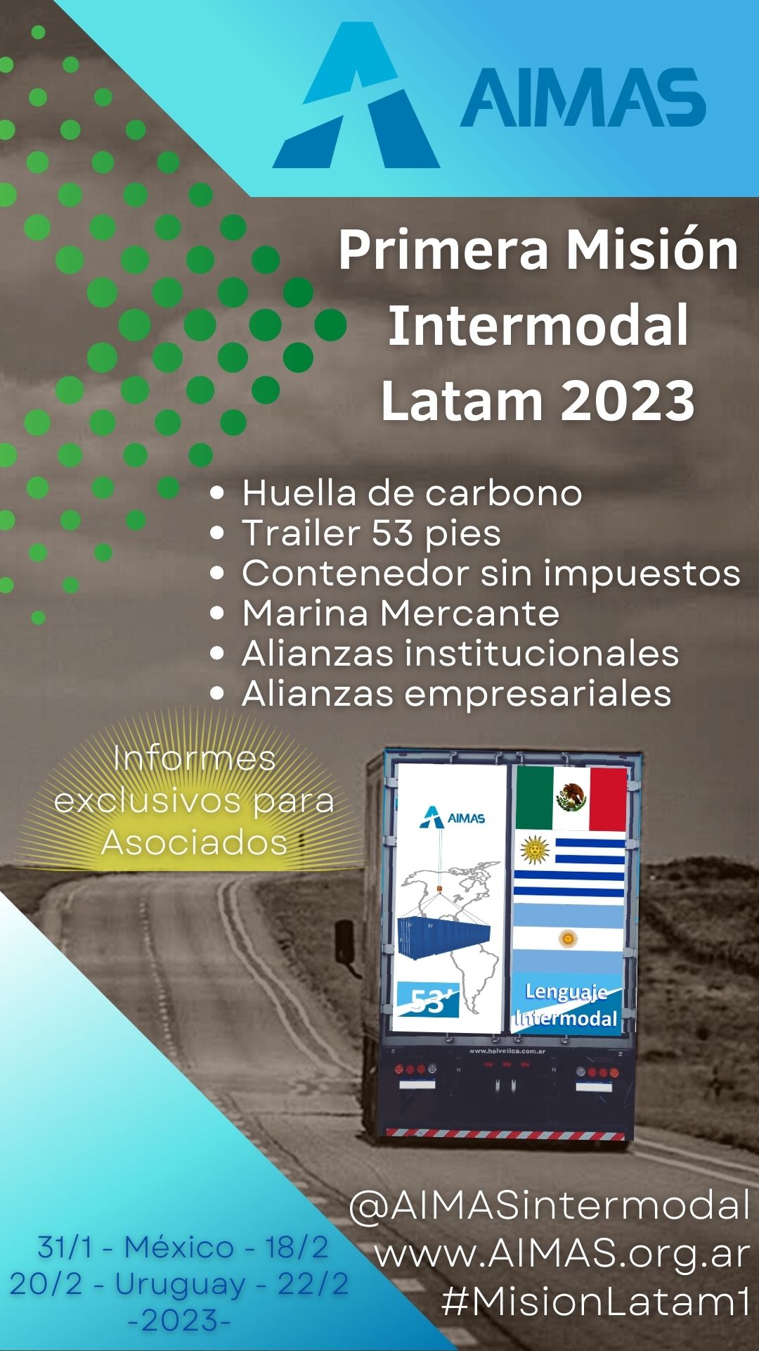 Primera Misión Intermodal Latam 2023 - AIMAS